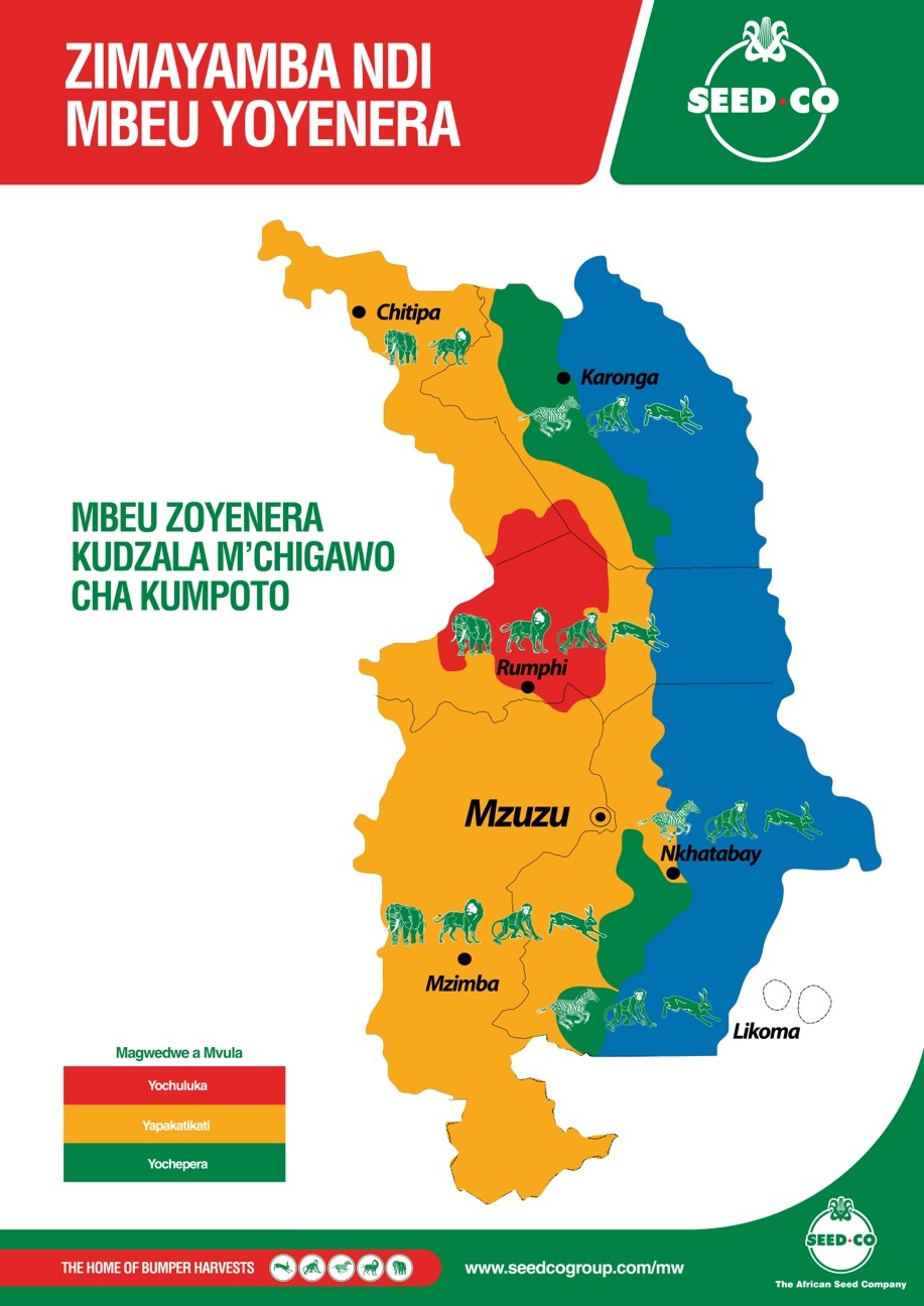 Farming Regions - Seed Co Malawi | Field Crops